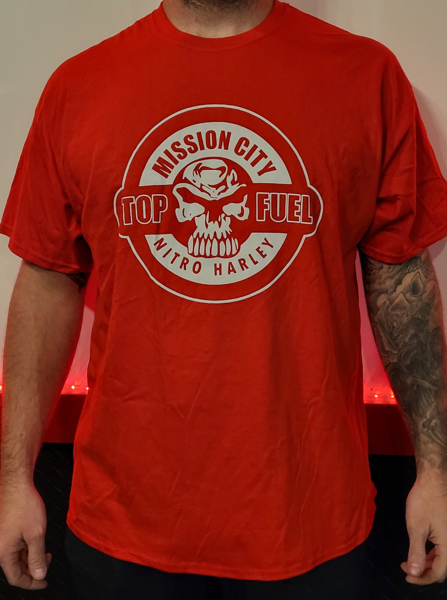 Mens Red Nitro Tee – Mission City Nitro